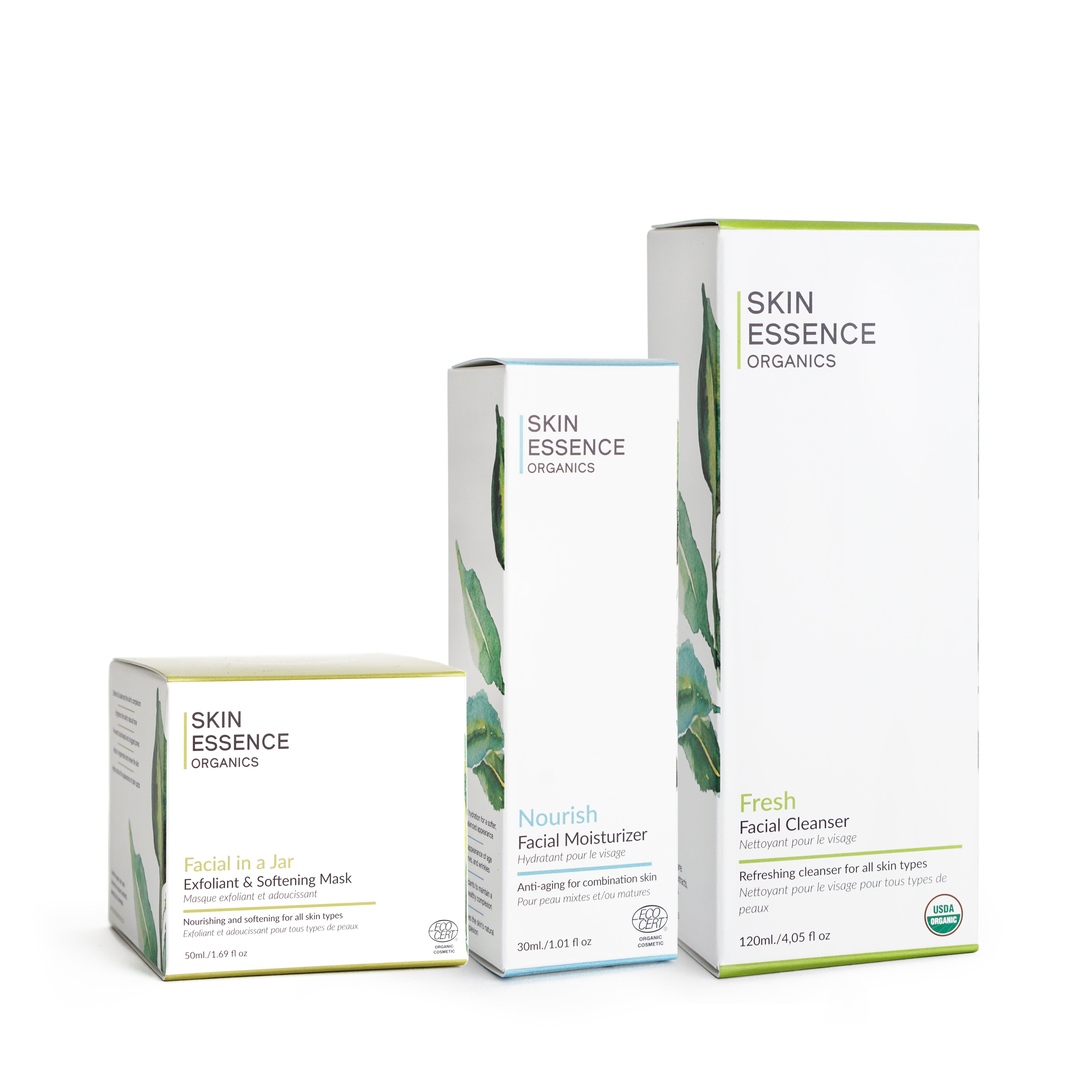 Starter Set For Combination Skin (3pc) – Skin Essence Organics
